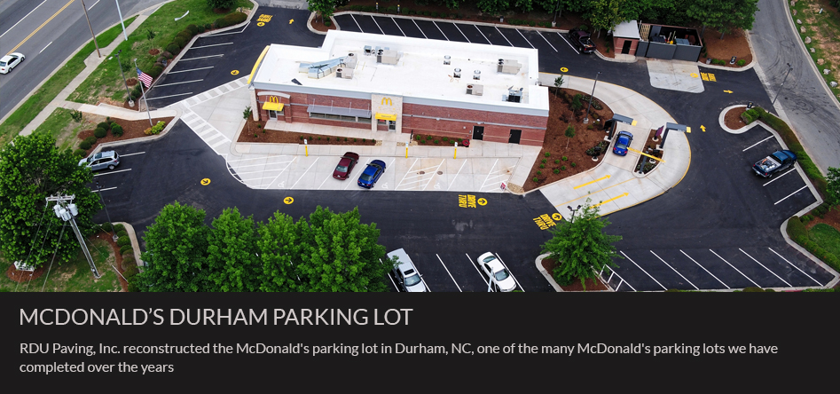 RDU Paving | Raleigh Asphalt Paving Company | NCDOT Certified